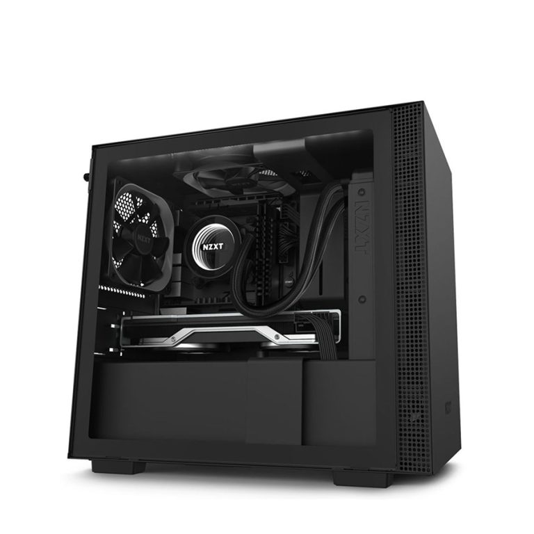 NZXT H210 Mini ITX Case - Black/Black