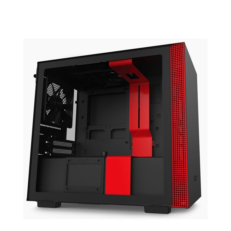 NZXT H210 Mini ITX Case - Black/Red